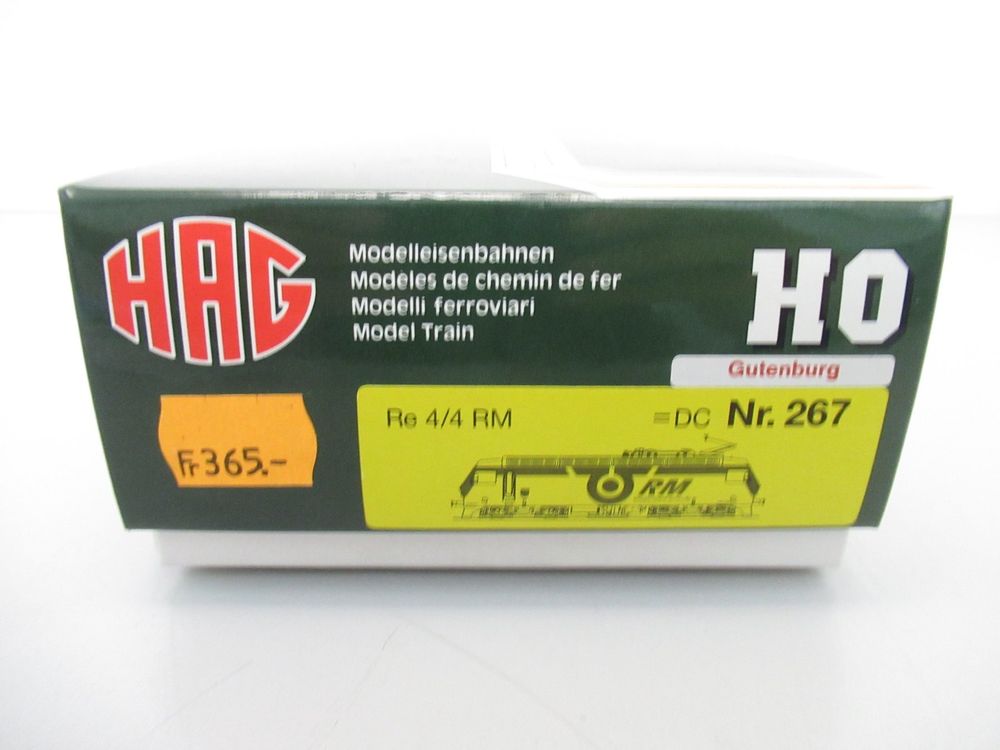 HAG 267 RM Re 4/4 456 142-9 DC Digital H0 (Gebraucht) in Basel für CHF ...