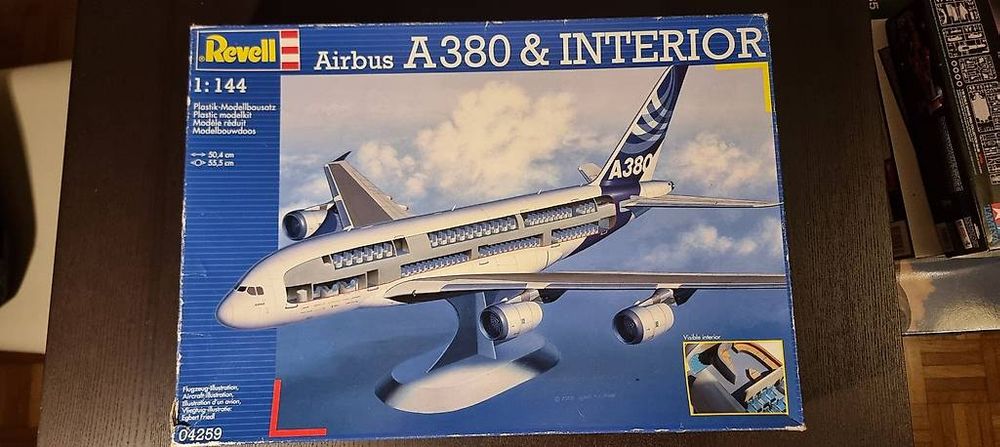 Revell Airbus A380 Bausatz (mit Innenraum) 1:144 - komplett (Gebraucht ...