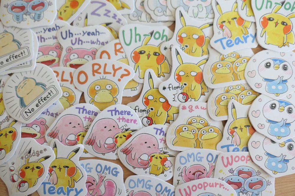 Süsse Pokémon Stickers Anime | Kaufen auf Ricardo