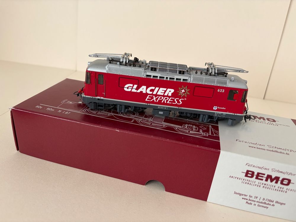 BEMO 1358 183 RhB Ge 4/4 II Glacier-Express /Digital + Sound (Neu und ...