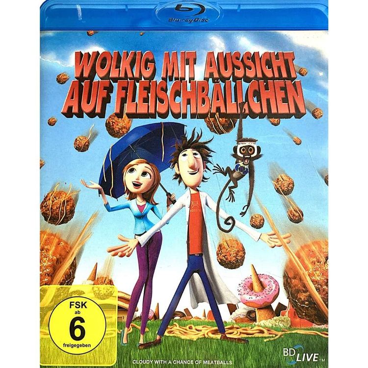 Wolkig mit Aussicht auf Fleischbällchen - Blu-Ray (Gebraucht) in Jonschwil für CHF 4.9 – mit ...