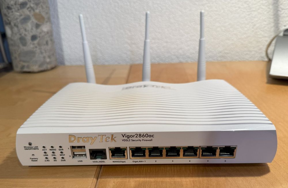 DrayTek Vigor 2860ac VDSL2 WiFi Router & Security Firewall | Kaufen auf ...