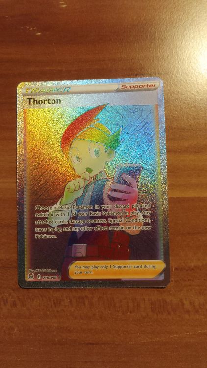 Pokemon Trainer Karte Thorton 210/196⭐ ENG | Kaufen auf Ricardo