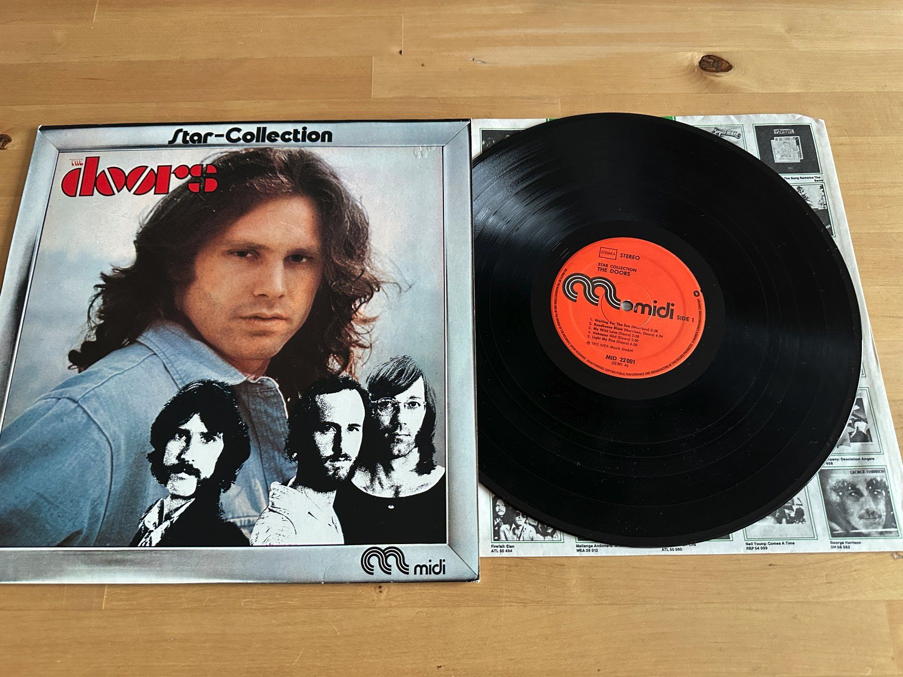 DOORS tolle rare LP Kult Star Collection JIM MORRISON Top (Gebraucht ...