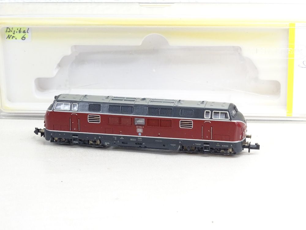 Minitrix 12202 Diesellok V221 104-3 DB, Digital, Spur N, OVP (Gebraucht ...