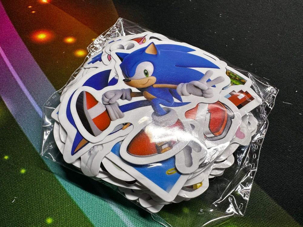 Sonic Stickers I 50 Stk. I Wasserdicht (Neu und originalverpackt) in ...