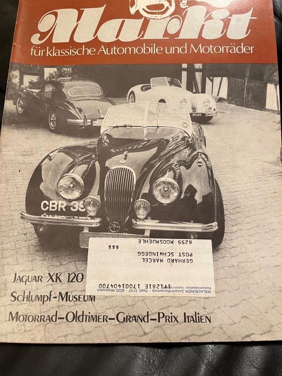 Oldtimer Markt/ Heft 9/1982/XK120/Morgan/ Schlumpf Museum (Gebraucht ...