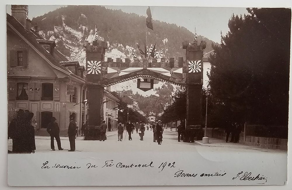 Carte Photo - Fleurier - Souvenir Tir Cantonal 1902 | Kaufen auf Ricardo