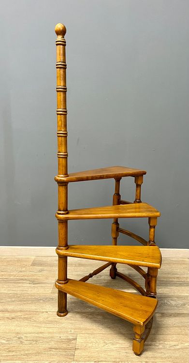 Alte Vintage Bibliotheksleiter Bibliothek Treppe Leiter Gebraucht In