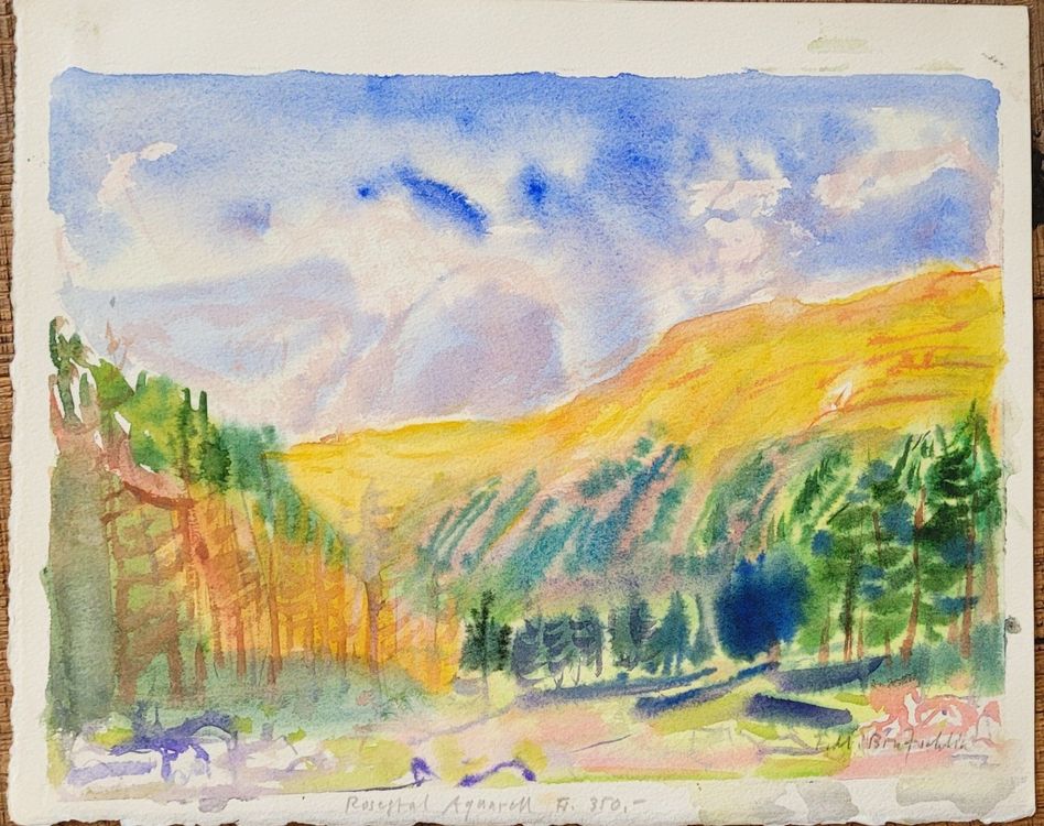 Landschaftsbild Rosegtal von Brütschlin (Gebraucht) in Bourguillon für CHF 95 – mit Lieferung ...