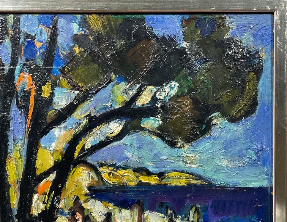 Carl Walter Liner (1914-1997) grosses Gemälde (Gebraucht) in Root für ...