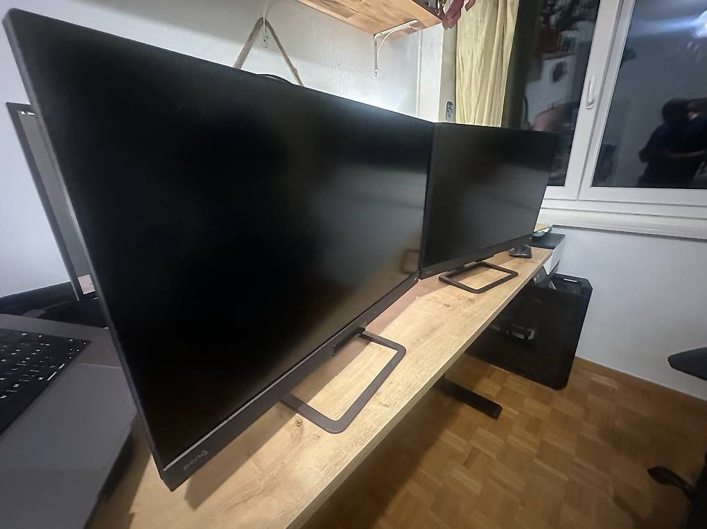 2 écrans BenQ EX2780Q / 27 pouces / WQHD / 144 Hz (Gebraucht) in ...