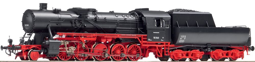 Roco 62255 - Dampflok BR 50 mit Wannentender der DB Ep. III (Neu und ...