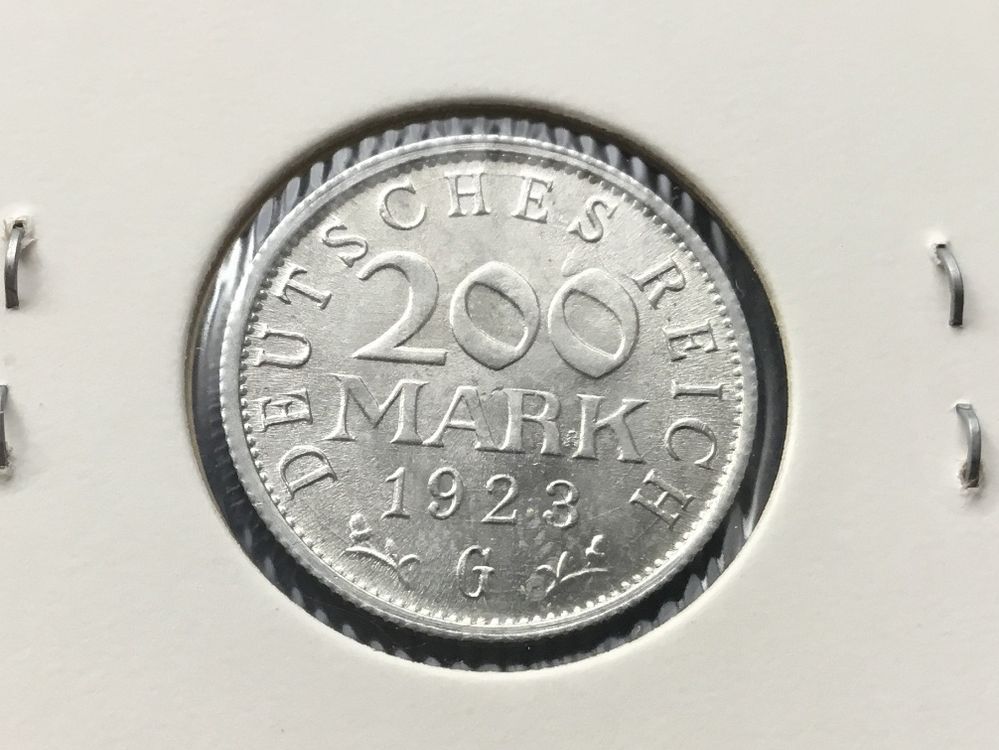 200 Reichmark 1923 G. unzirkuliert (Neu (gemäss Beschreibung)) in St. Margrethen SG für CHF 10.5 ...