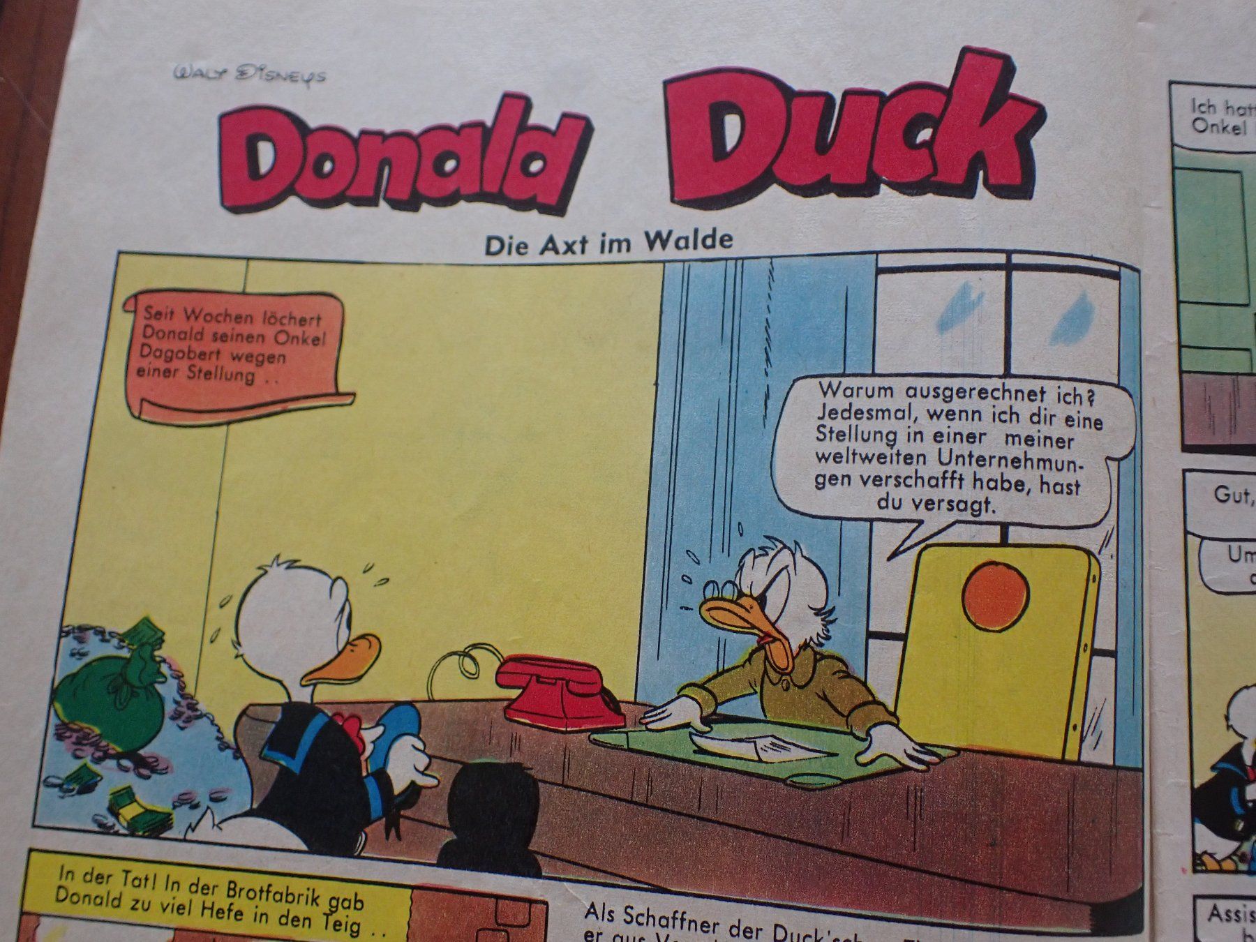 antikes MICKY MAUS Comic Heft Nr. 38 von 1961 Walt Disney (Gebraucht ...