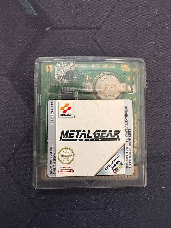 Metal Gear Solid Gameboy Color *Sehr Selten* Sammlerstück (Gebraucht ...