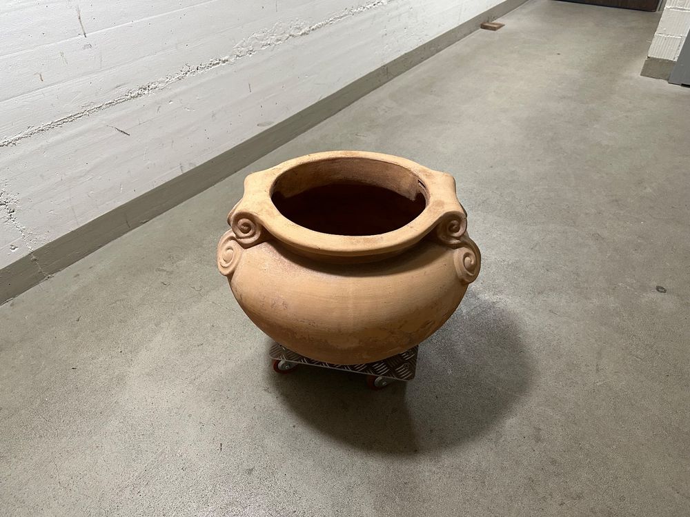 Original Terracotta Topf (Coppa romana / röm. Pflanzgefäss) (Gebraucht ...