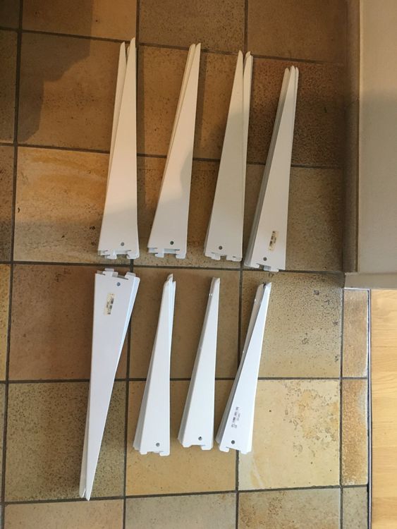 Regalsystem Wandmontage - Regalböden, U-Träger, Wandschienen (Gebraucht ...