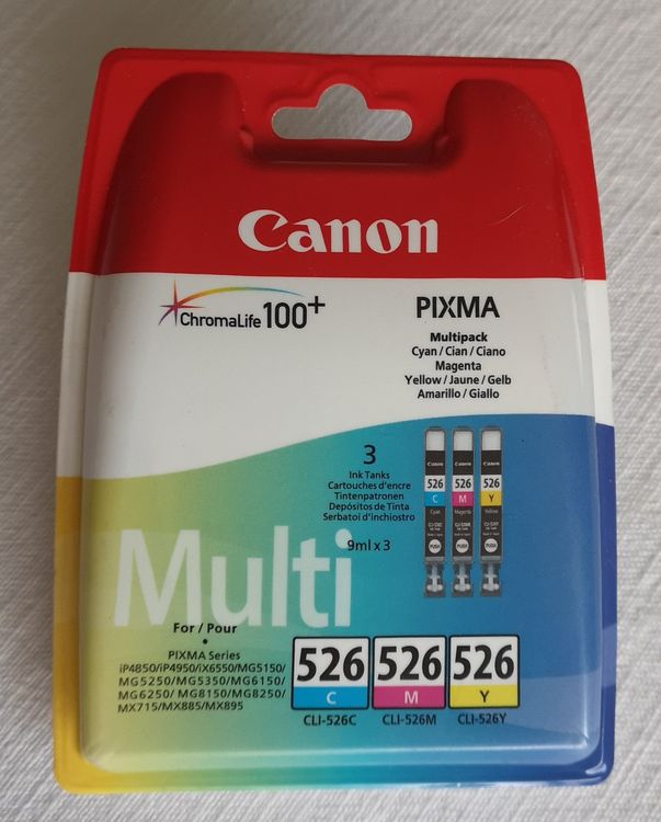 Druckerpatronen Canon PIXMA Multipack 526 fairer Versand (Neu und ...