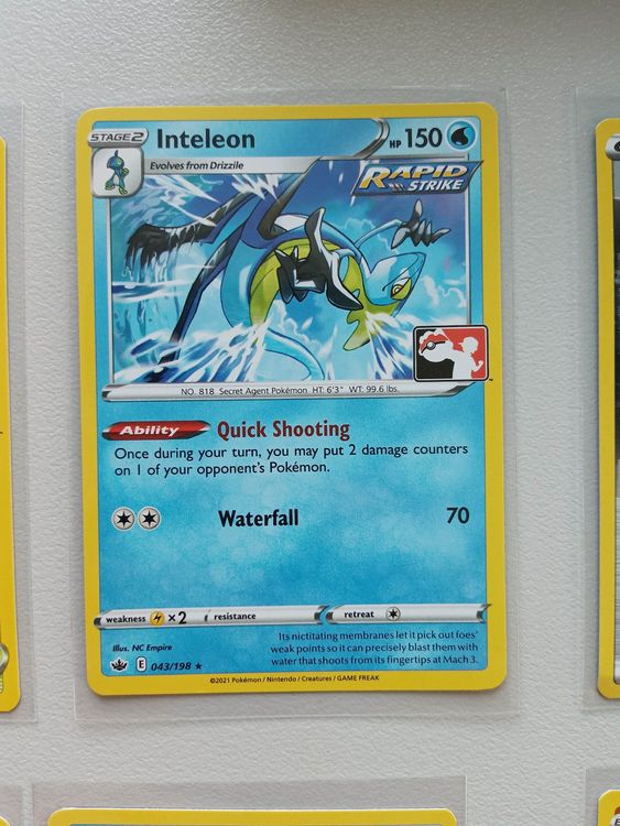 Inteleon - Pokemon TCG Prize Pack Stamp Stempel | Kaufen auf Ricardo