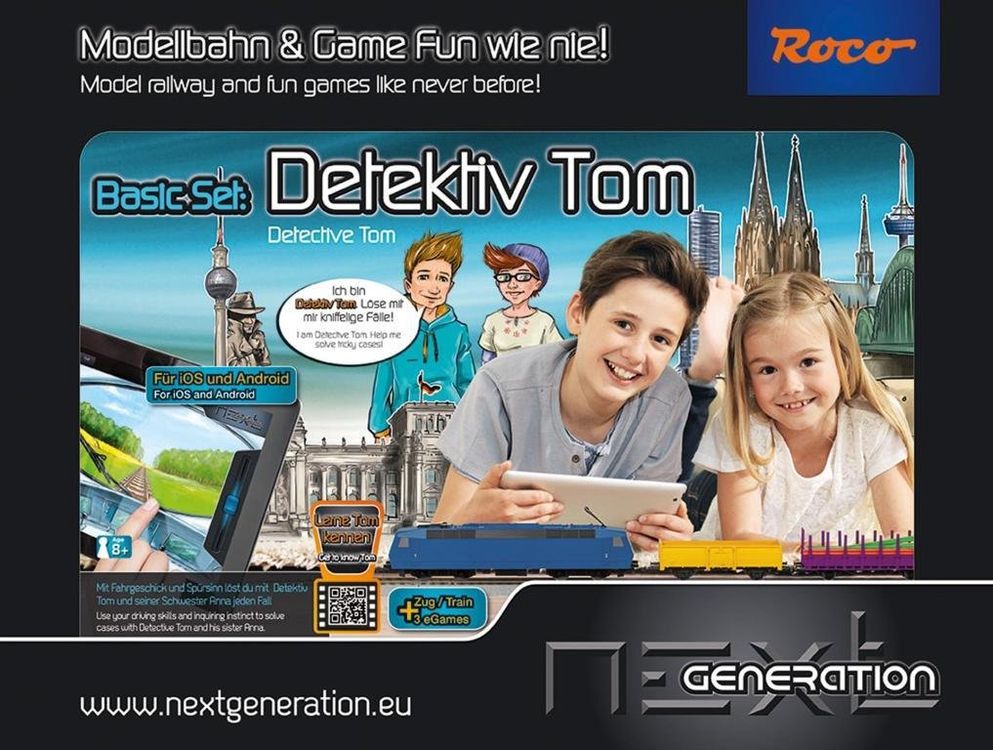 Roco 51401 H0 Detektiv Tom Modellbahn & Game Fun (Neu und ...