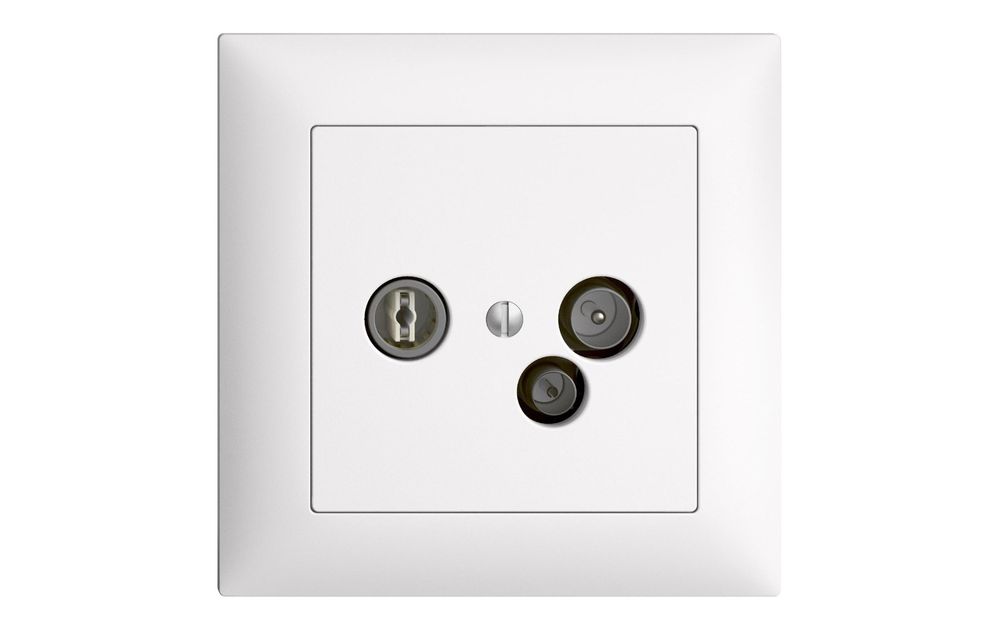 Edizio Due UP DD11-Datendose für R/TV/Kabelmodem (Neu und ...