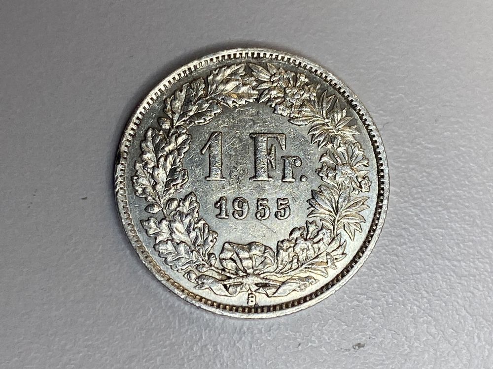 1 Fr. Schweiz Silber 1955 ss | Kaufen auf Ricardo
