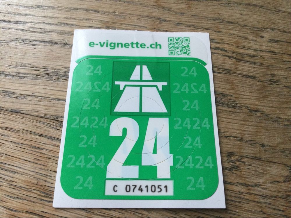 Vignette auto 2024 (Neu und originalverpackt) in Cortaillod für CHF 34 – mit Lieferung auf ...