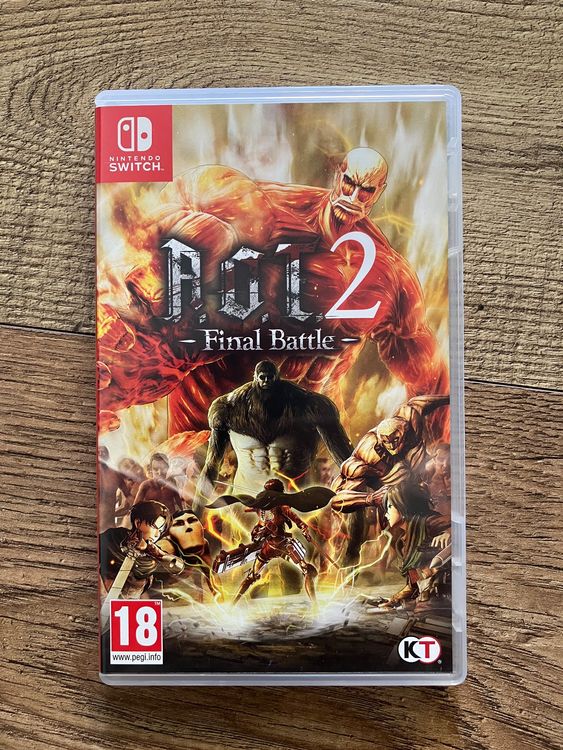 Nintendo switch attack of titans AOT 2 final battle (Gebraucht) in ...