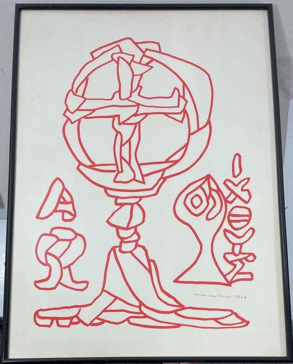 Max von Moos (1903-1979) Serigraphie (Gebraucht) in Root für CHF 19 ...