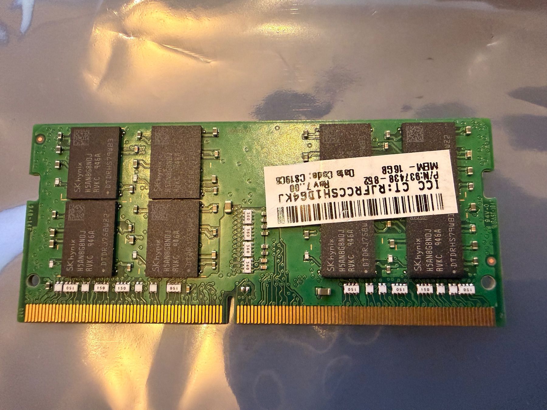 RAM-Module: 8GB 1Rx8 PC4-2400T-SA1-11 (DDR4-2400 SO-DIMM) (Gebraucht ...