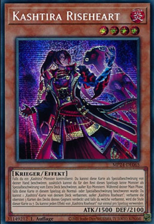Yu-Gi-Oh! MP24-DE065 Kashtira Riseheart 1.Auflage (Neu und ...