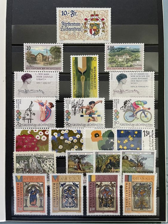 1996 FL Briefmarken Set postfrisch / Frankatur | Kaufen auf Ricardo