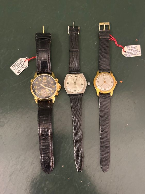 Uhren-Lot (3 Stück) – Automatik & Handaufzug – Vintage (Gebraucht) in ...