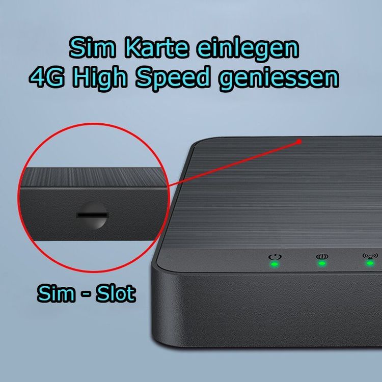 Mini 4G LTE mobiler Internet Router Sim USB-C 300 Mbits Wlan | Kaufen ...