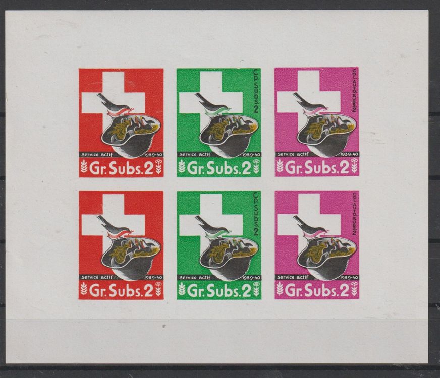 GESCHN, VERPFL GR SUBS 2, Wit 12b/4, Fr 50.-- (Neu (gemäss Beschreibung ...