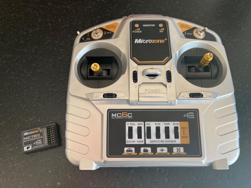 MC6C microzone Fernsteuerung und Empfänger (Neu (gemäss Beschreibung ...