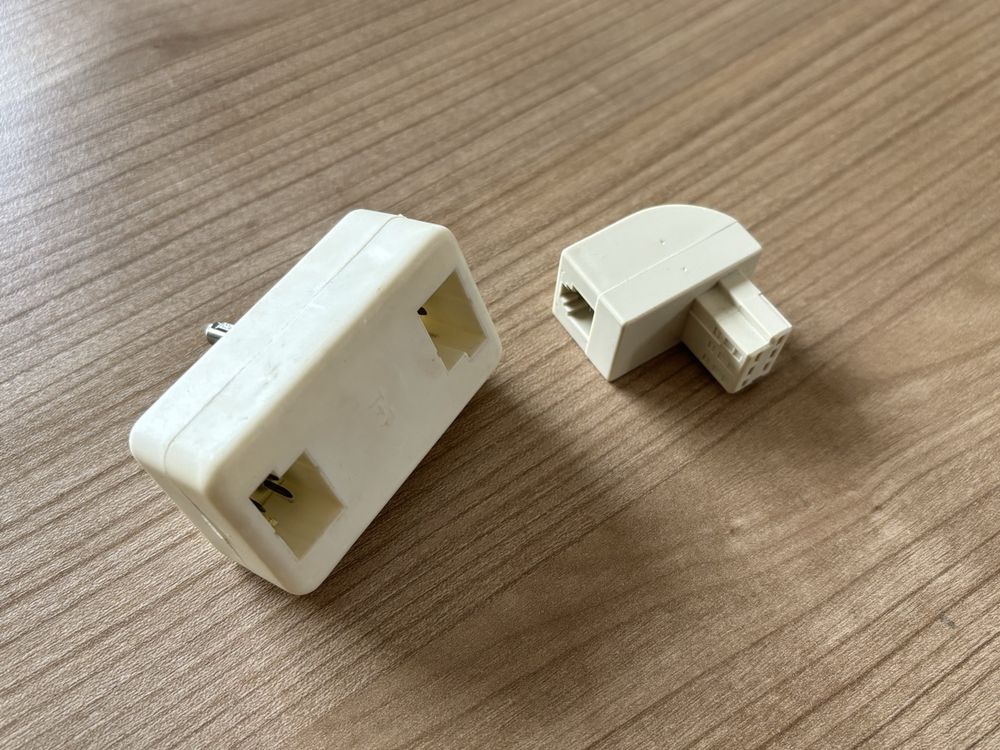 Telefon Adapter TT83 auf 4- Pol Dose + Adapter auf RJ11 (Gebraucht) in ...