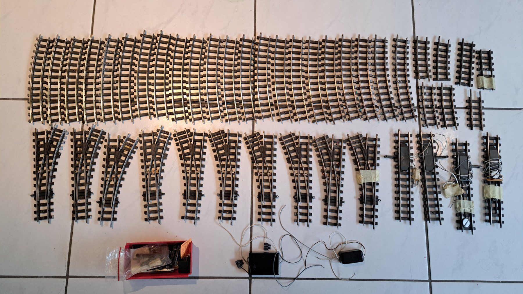 Roco Eisenbahn Schienen Weichen usw. Alpin Line Spur 0m Lot5 (Gebraucht ...