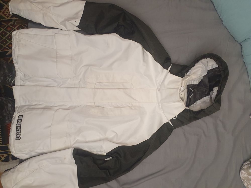 Burton white collection snowboard jacket L | Kaufen auf Ricardo
