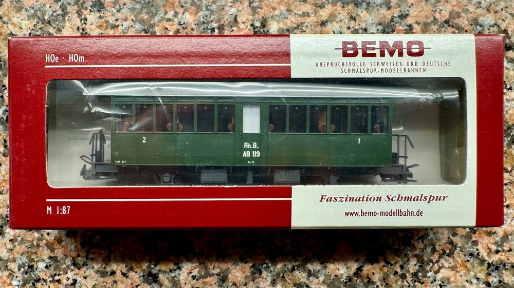 Bemo 3232 119 - RhB Zweiachser-Personenwagen - OVP | Kaufen auf Ricardo