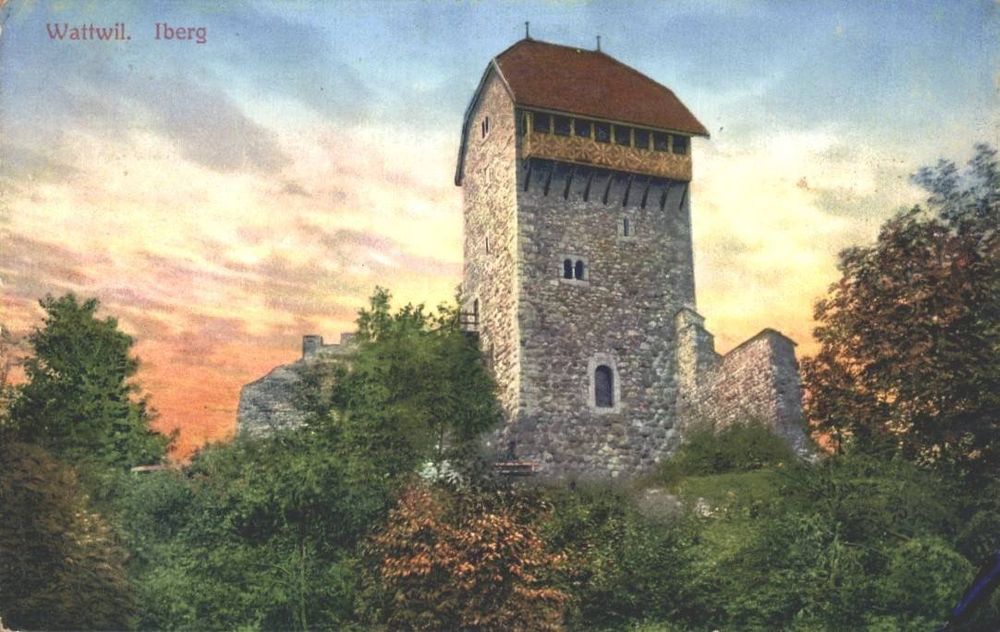 Wattwil, Iberg, Burg, Turm, gel. 1914 | Kaufen auf Ricardo