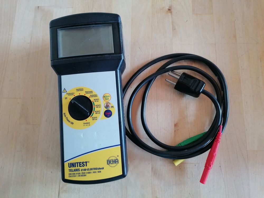 Installations- + Steckdosenprüfgerät UNITEST 0100 (Gebraucht) in ...