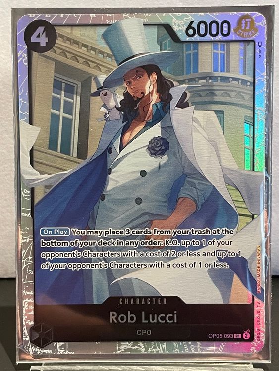 One Piece TCG Rob Lucci [OP05-093] | Kaufen auf Ricardo