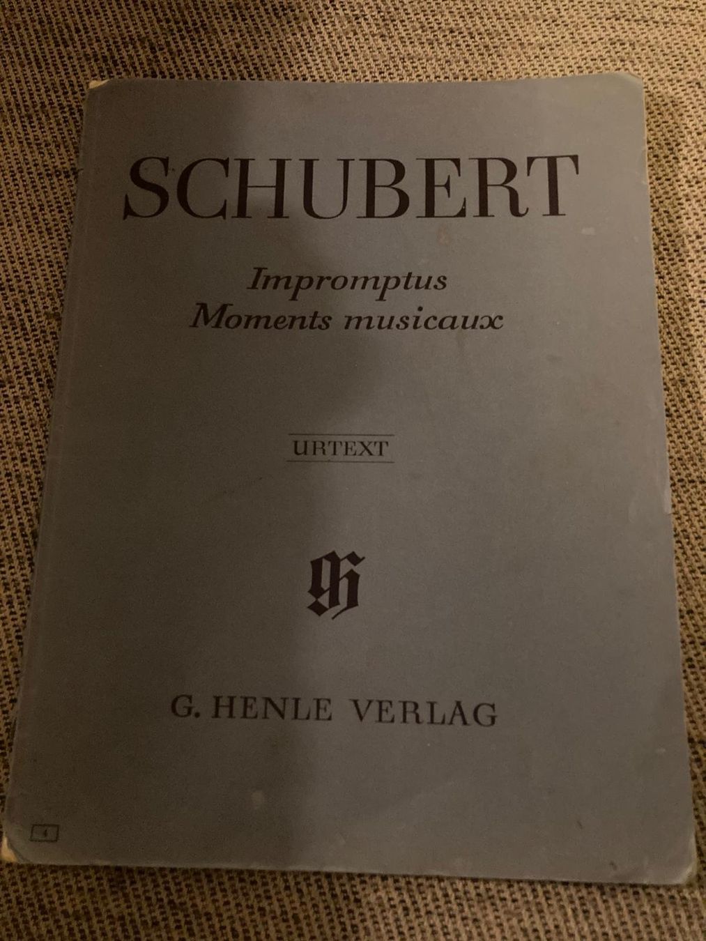 Schubert – Impromptus & Moments Musicaux – C. Henle Verlag – (Gebraucht) in Bubendorf für CHF 8 ...