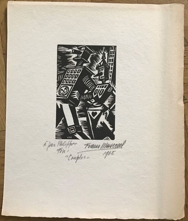 Frans MASEREEL (1889-1972) Holzschnitt Handsigniert (Gebraucht) in Root für CHF 80 – mit ...