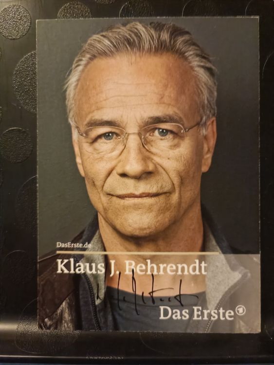 Klaus J. Behrendt - auf Tatort Autogrammkarte (Gebraucht) in Menziken ...