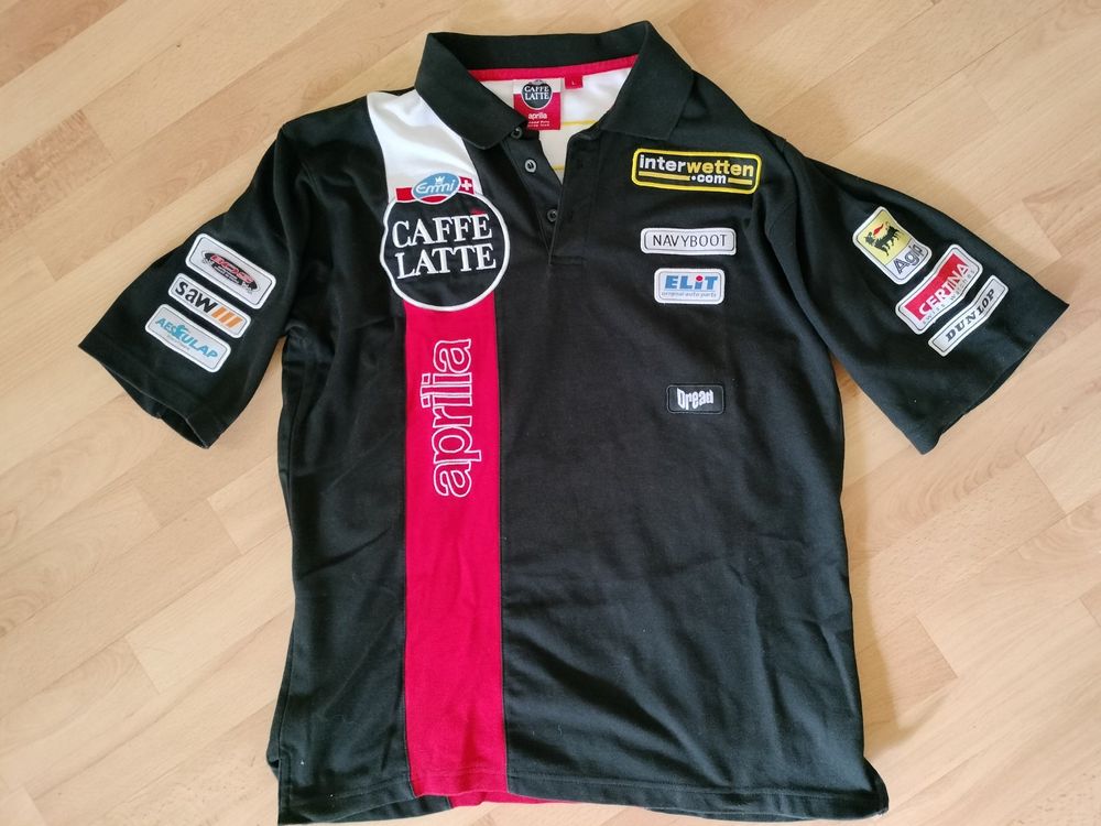 Aprilia Motorrad Rennsport Polo-shirt Grösse L (Neu (gemäss ...