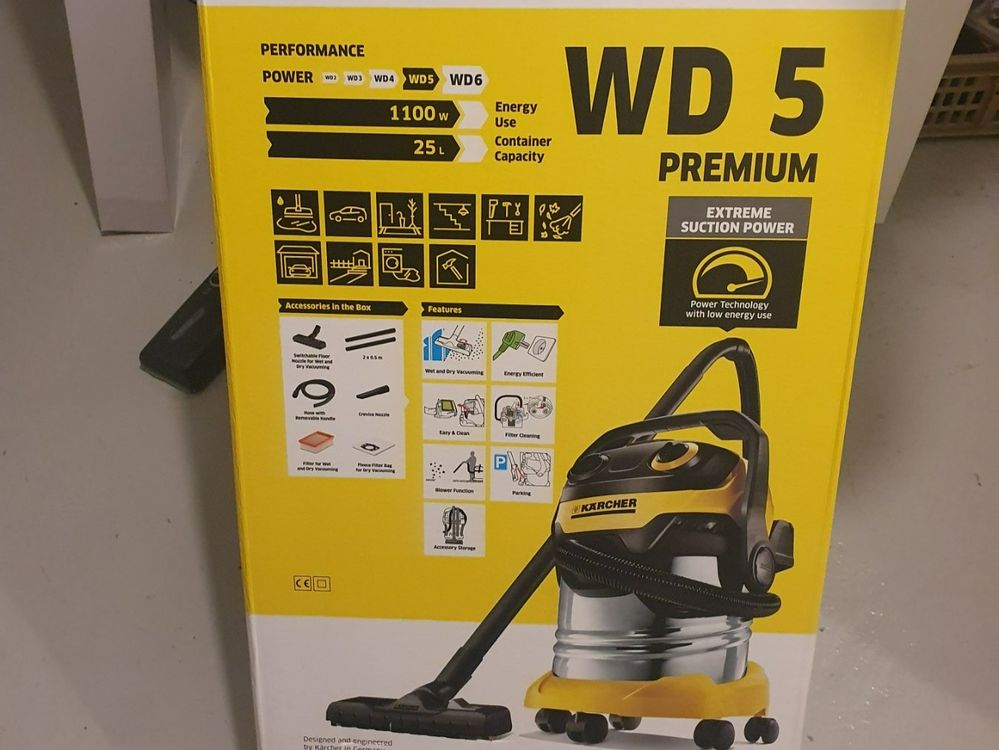 Kärcher WD 5 Premium (Nass- Trockensauger) (Neu und originalverpackt ...