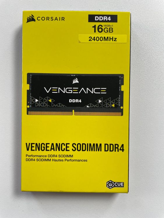 Corsair VENGEANCE DDR4 SODIMM 16GB 2400MHz RAM NEU OVP (Neu und ...